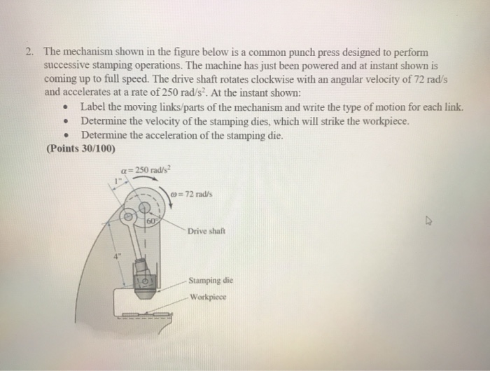 Solved The mechanism shown in the figure below is a common | Chegg.com Solved The mechanism shown in the figure below is a common | Chegg.com