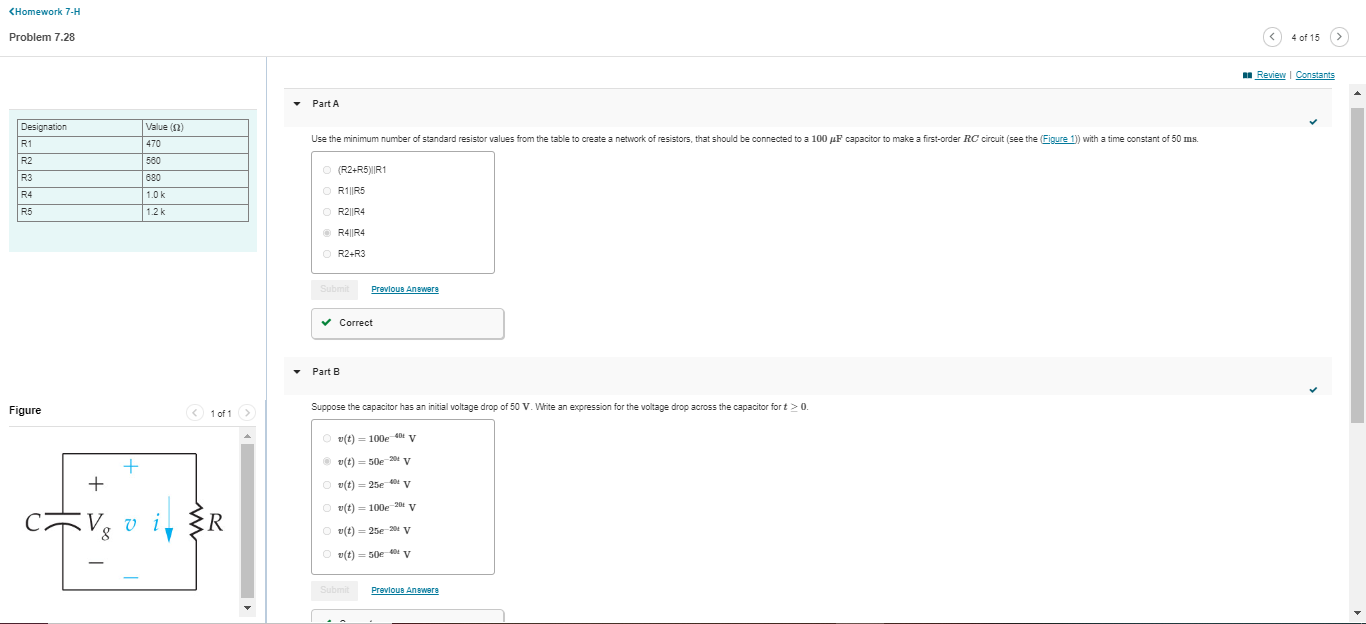 Solved (R2+R5)]∣R1 R1∥R5 R2||R4 R4||R4 R2+R3 Part B Suppose | Chegg.com