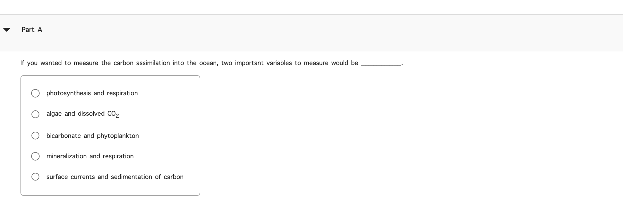 Solved If you wanted to measure the carbon assimilation into | Chegg.com