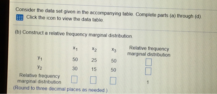 Solved Consider the data set given in the accompanying | Chegg.com Solved Consider the data set given in the accompanying | Chegg.com