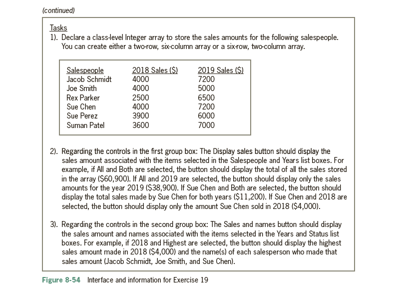 Solved Figure 8-53 Information for Exercise 18 ADVANCED 19. | Chegg.com