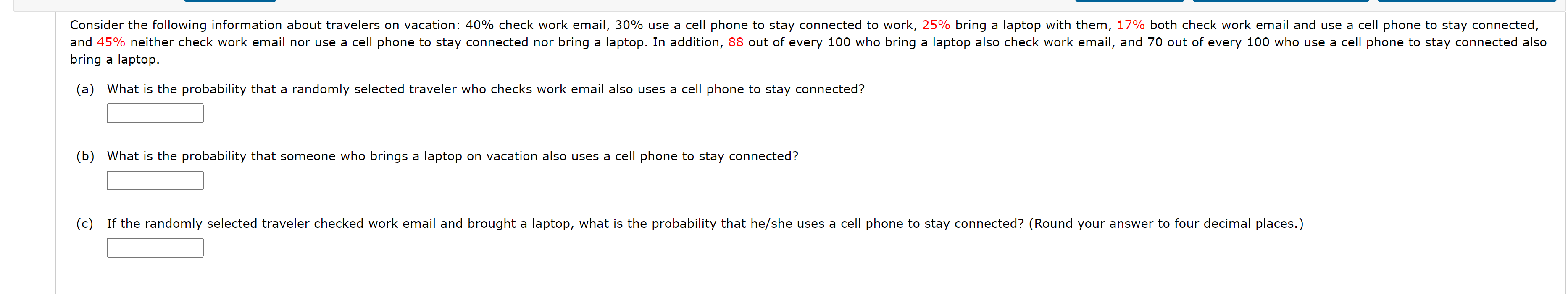 Solved bring a laptop. (a) What is the probability that a | Chegg.com