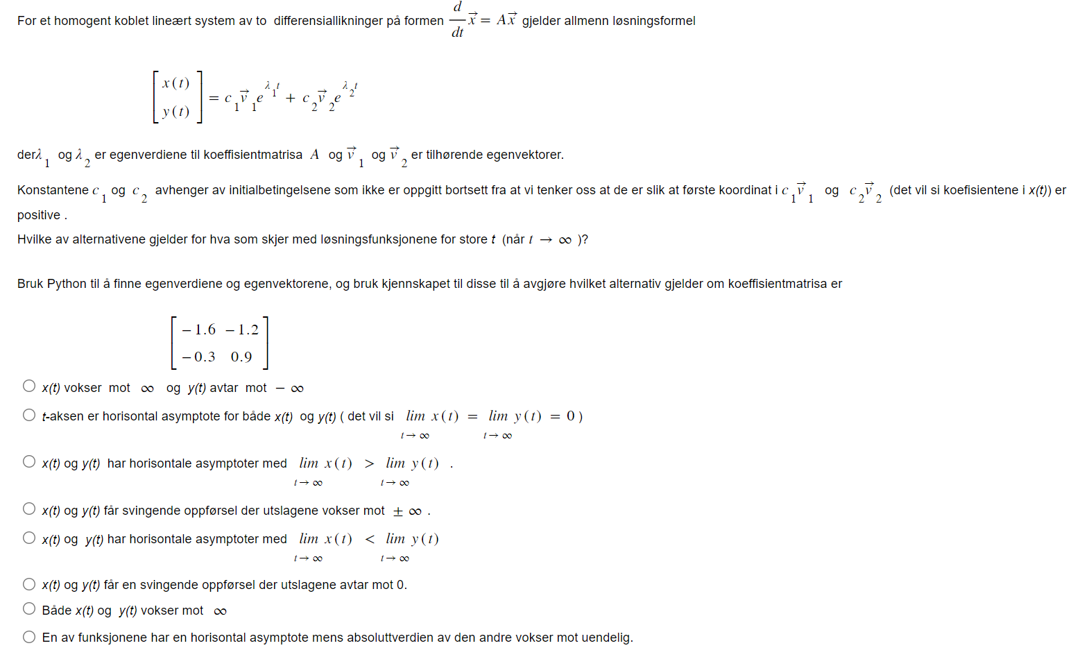 question2p For a homogeneous coupled | Chegg.com