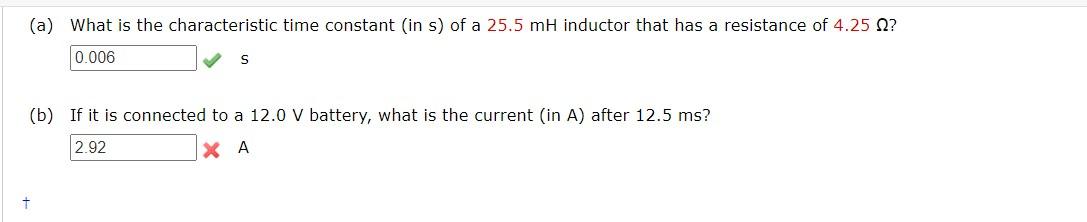 Solved (a) What is the characteristic time constant (in s) | Chegg.com