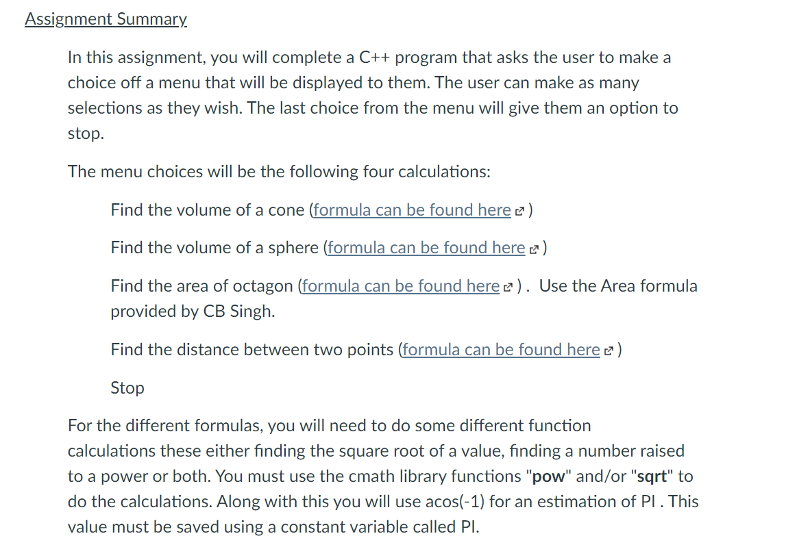 Solved Assignment Summary. In this assignment, you will | Chegg.com