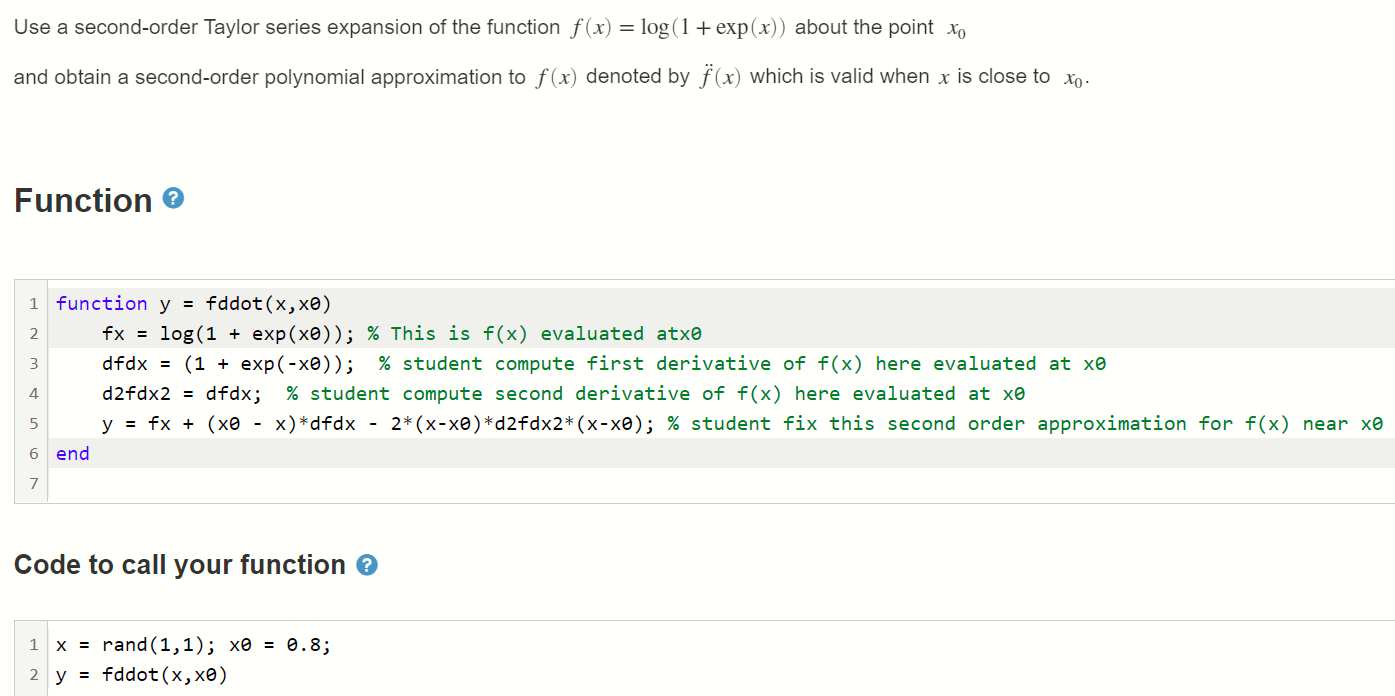 Solved Use a second-order Taylor series expansion of the | Chegg.com