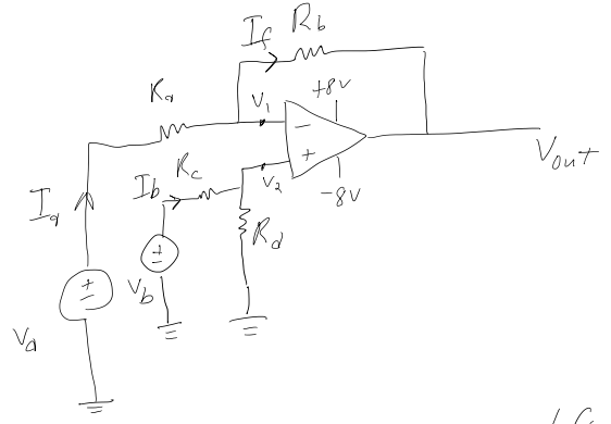 Solved Design a difference amplifier circuit with a closed | Chegg.com