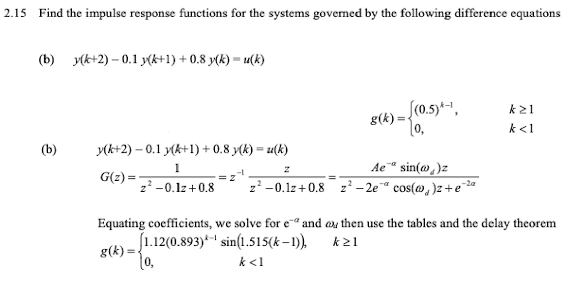 Solved I am trying to figure out how they solved for the e-a | Chegg.com
