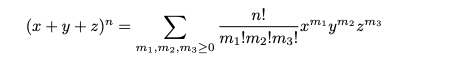 Solved The trinomial theorem expansion states that for any | Chegg.com