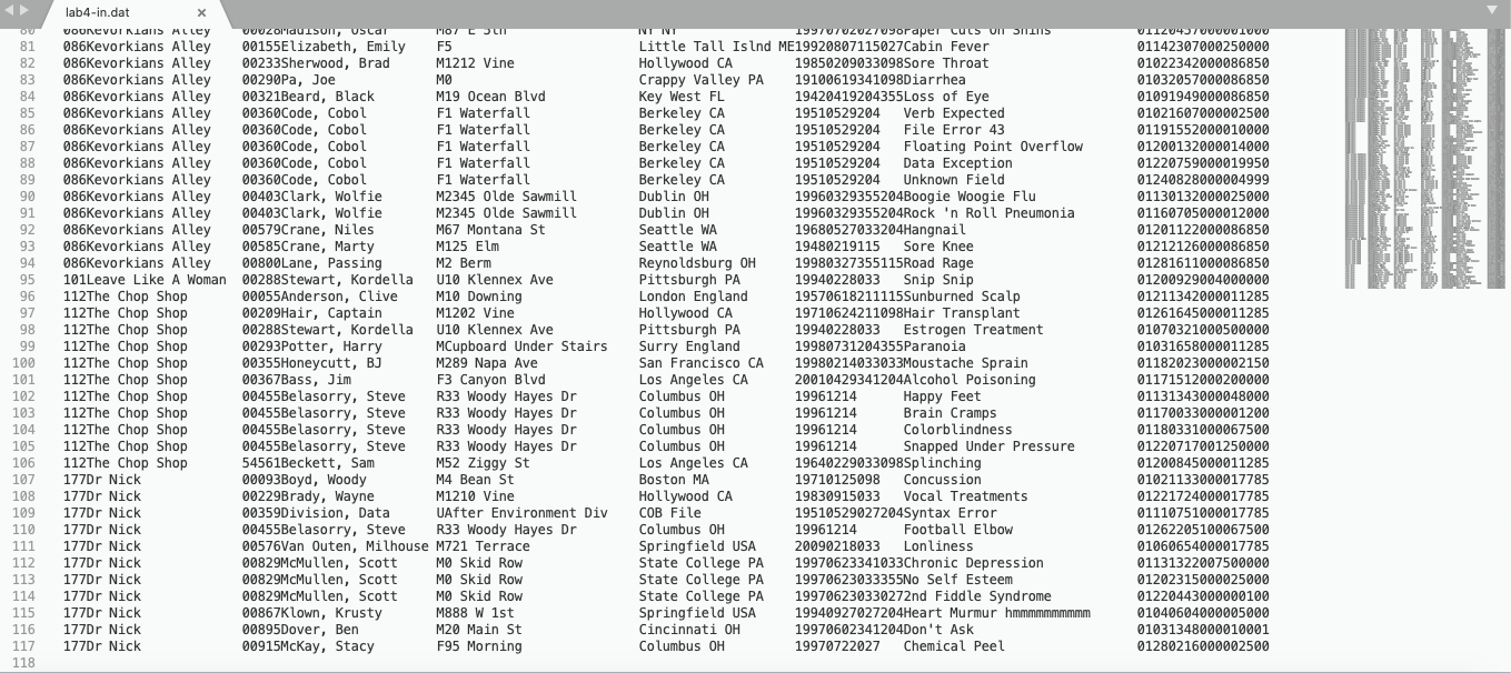You will create an OpenCOBOL program that will | Chegg.com