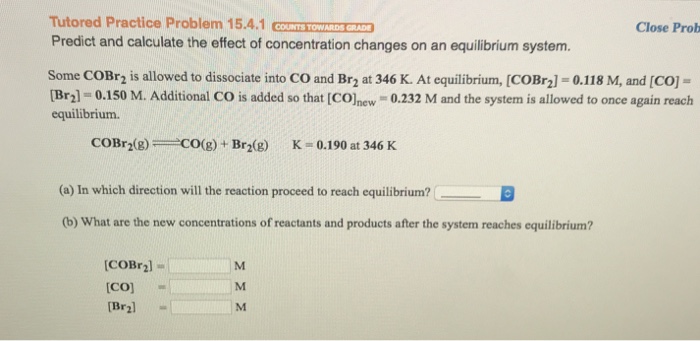 Solved Tutored Practice Problem 15.4.1 COUNTS TOWARDS CRAD | Chegg.com