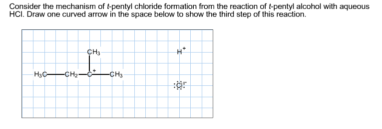 Solved Consider the mechanism of t-pentyl chloride formation | Chegg.com