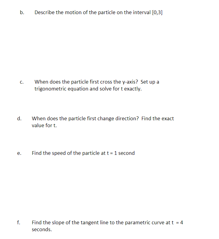 Solved A particle travels on a curve given parametrically by | Chegg.com