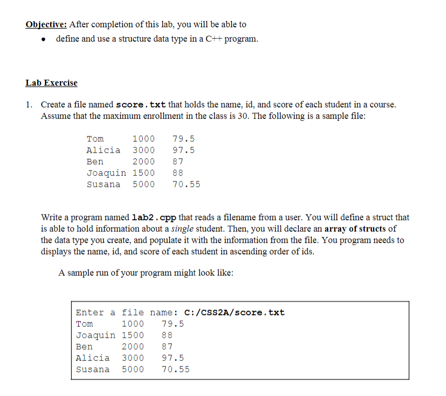 Solved Objective: After completion of this lab, you will be | Chegg.com