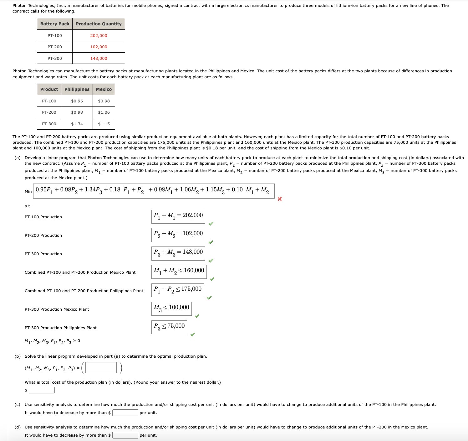 Please solve using Excel, showing all work for | Chegg.com
