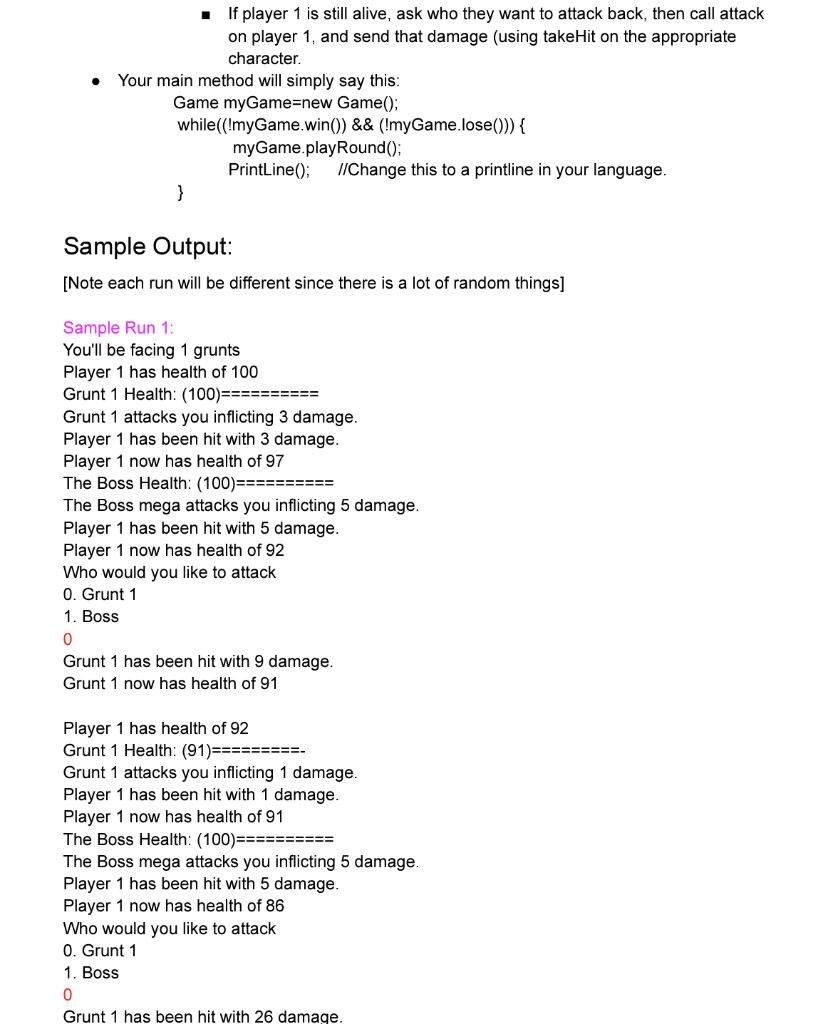Solved - First you'll will create a class called Character. | Chegg.com