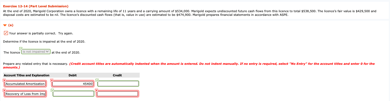 Solved Exercise 12-14 (Part Level Submission) At the end of | Chegg.com