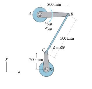 Solved Member ABAB has the angular velocity ωABωABomega_AB = | Chegg.com