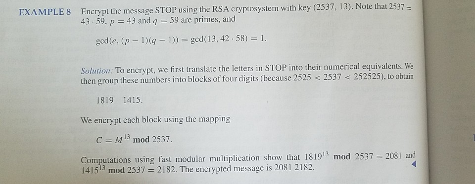 Solved Use fast modular multiplication to show that | Chegg.com