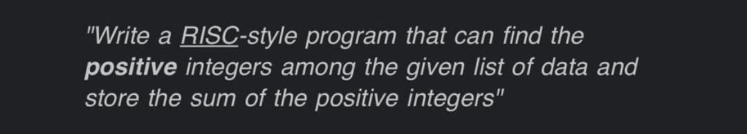 Solved "Write a RISC-style program that can find the | Chegg.com