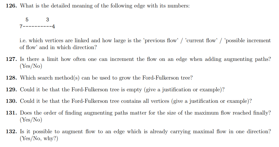126. What is the detailed meaning of the following | Chegg.com