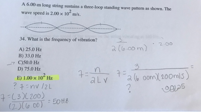 Solved My answer sheet says the correct answer is E | Chegg.com