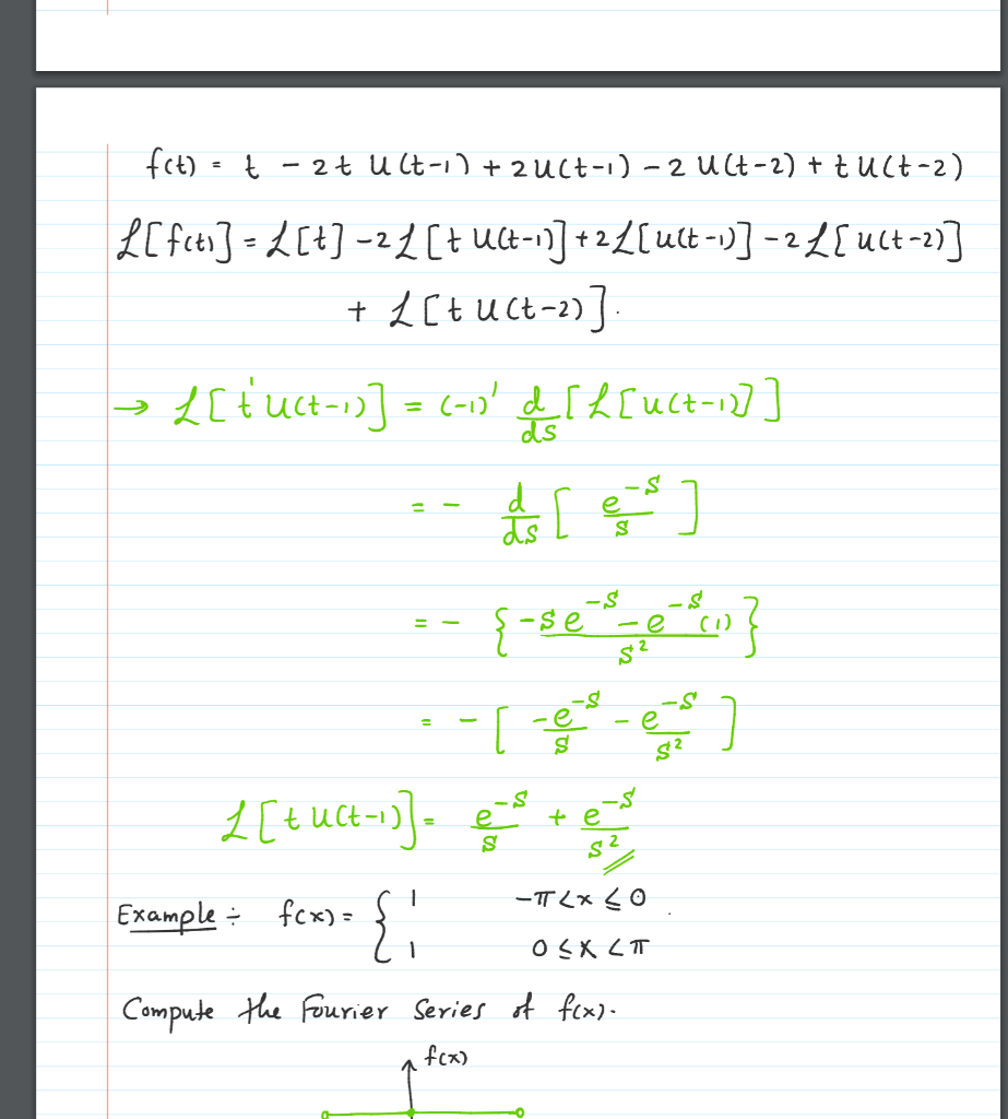 Solved Can someone show me what the u equation and v | Chegg.com