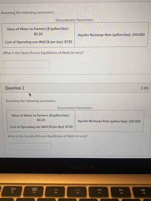 Solved Assuming the following parameters: What is the | Chegg.com