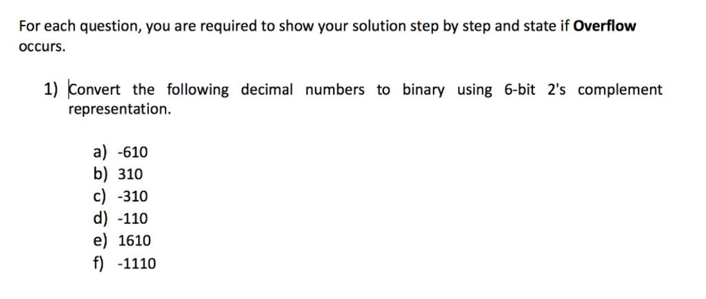 Solved For each question, you are required to show your | Chegg.com