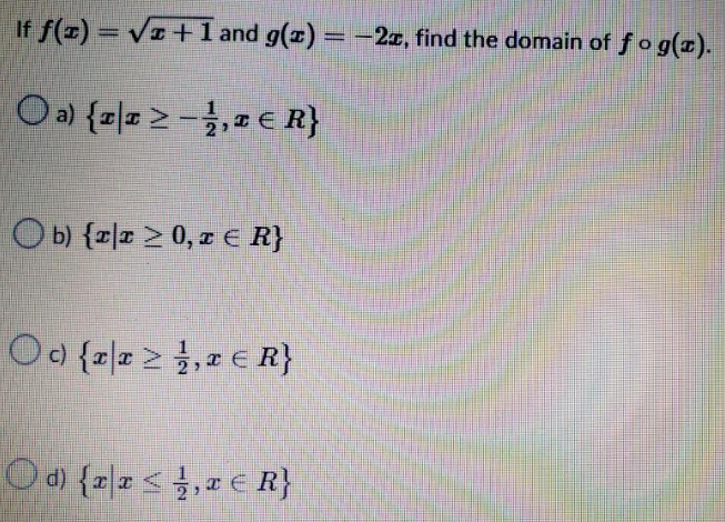 Solved Let f(x)=2x+1 and g(x)=2x−1. Find h(x)=f(x)×g(x). a) | Chegg.com