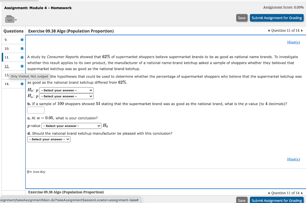Solved Assignment: Module 4 - Homework Assignment Score: | Chegg.com