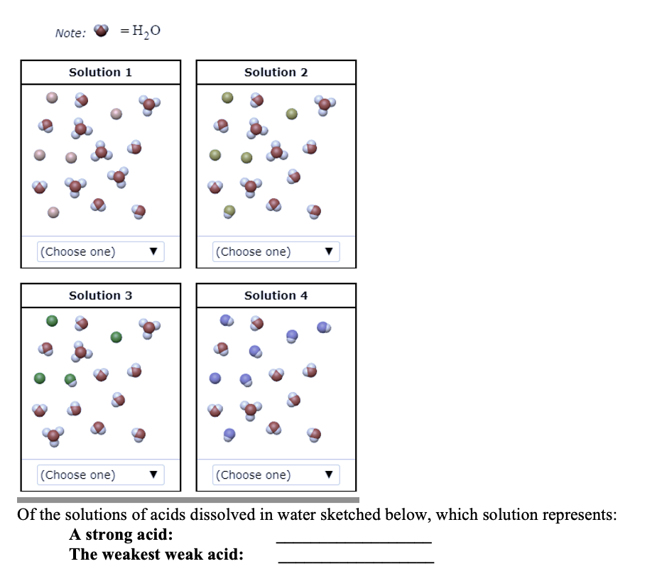 Solved Note: =H20 Solution 1 Solution 2 (Choose one) (Choose | Chegg.com