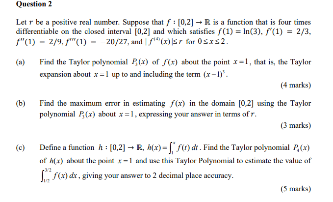 Solved Let R Be A Positive Real Number. Suppose That 