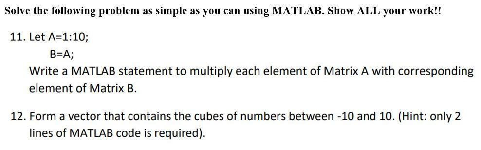 Solved Solve the following problem as simple as you can | Chegg.com
