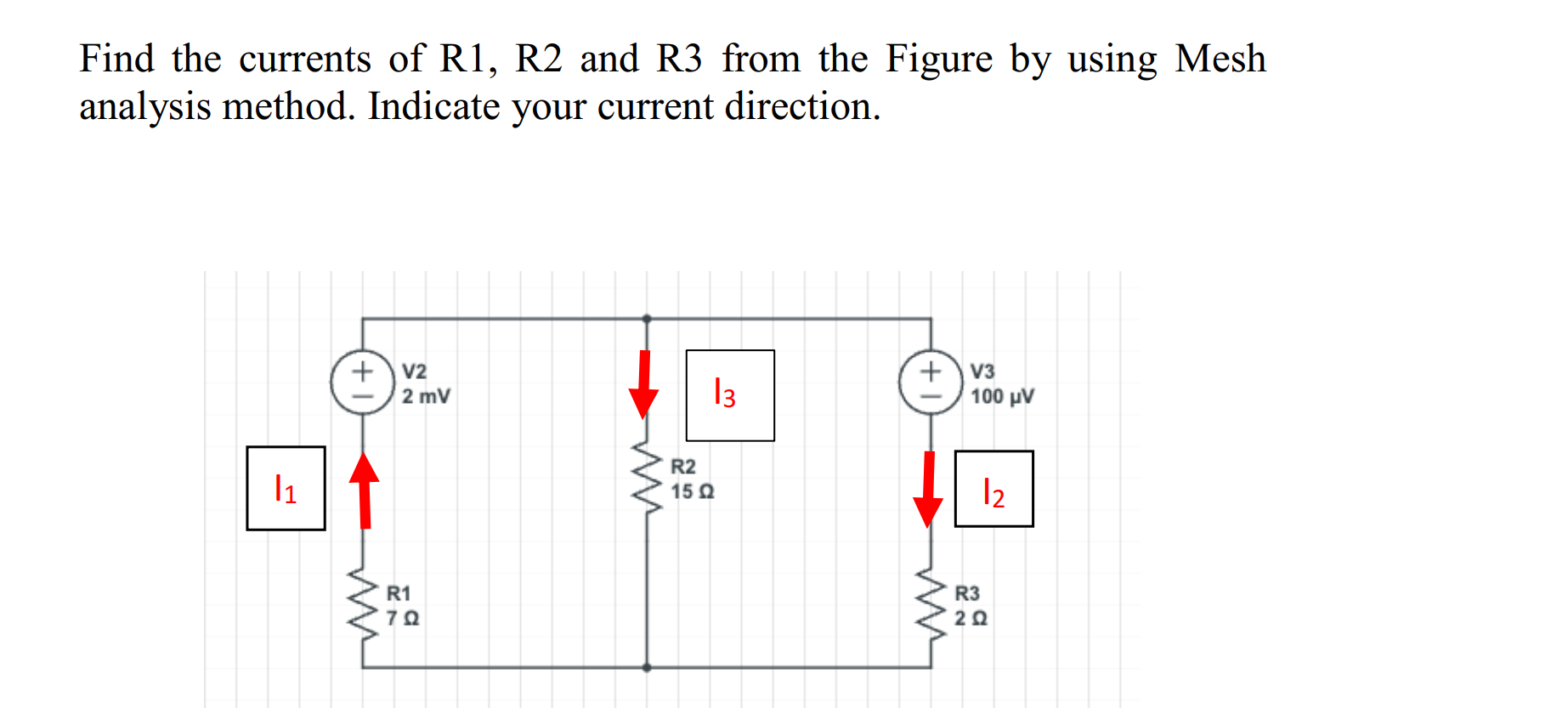 Solved Find the currents of R1, ﻿R2 ﻿and R3 ﻿from the Figure | Chegg.com
