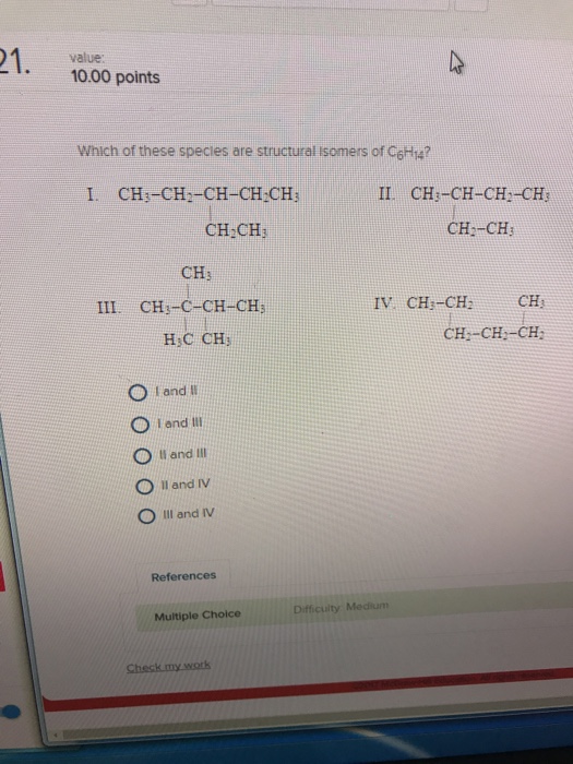 Solved 23. 10100 points value: Which has 12 hydrogen atoms? | Chegg.com