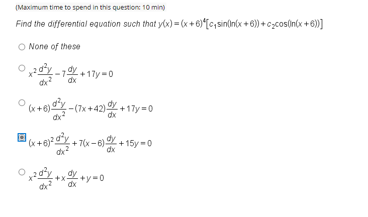 Solved (Maximum time to spend in this question: 10 min) Find | Chegg.com