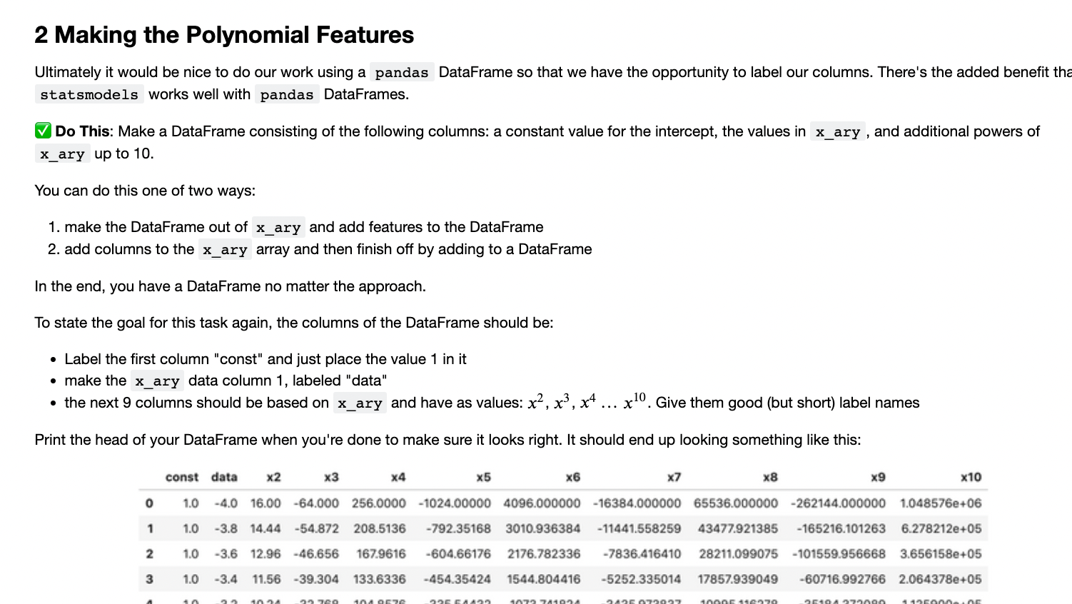 Solved Our Imports Make sure to execute this cell!1.1 Let's | Chegg.com
