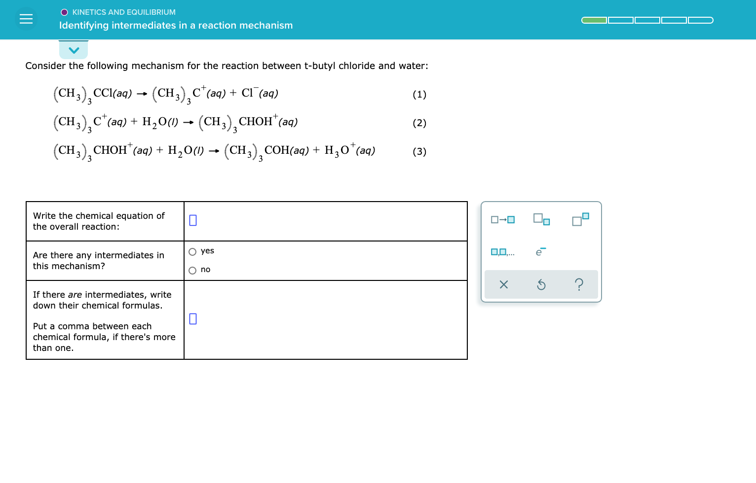 Solved O KINETICS AND EQUILIBRIUM Identifying intermediates | Chegg.com