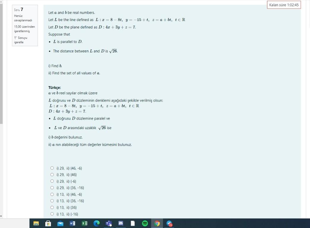 Solved Kalan sure 1:02:45 Soru 7 Henüz cevaplanmadi 15.00 | Chegg.com Solved Kalan sure 1:02:45 Soru 7 Henüz cevaplanmadi 15.00 | Chegg.com