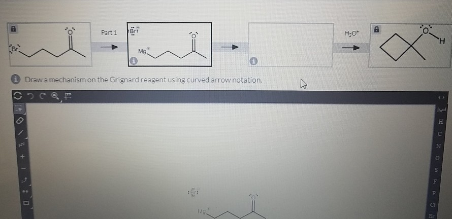 Solved Please draw the mechanism on the Grignard Reagent | Chegg.com