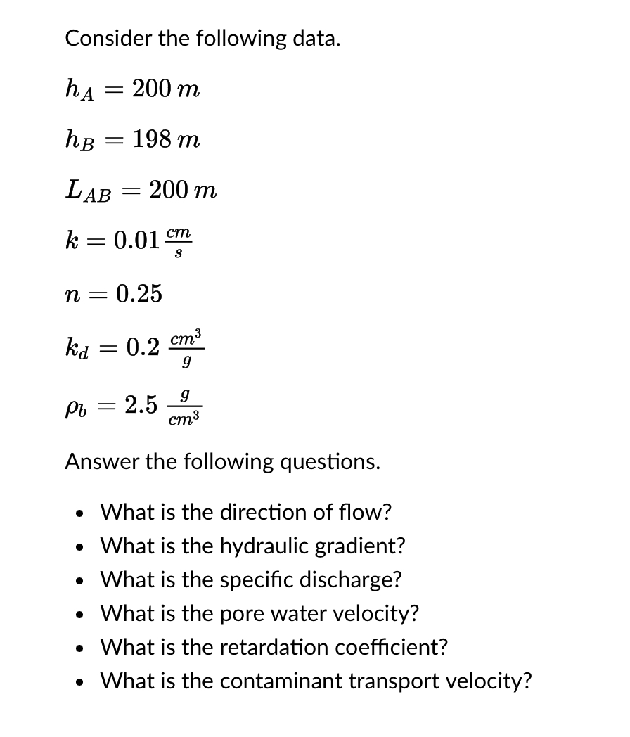 Solved Consider the following | Chegg.com