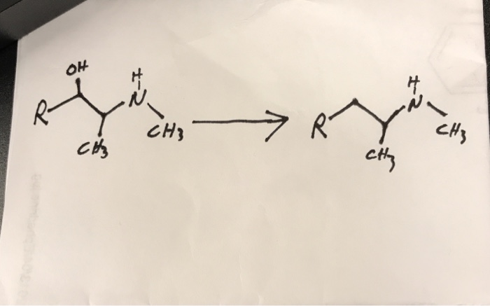 Solved How can I remove the hydroxyl group from this | Chegg.com