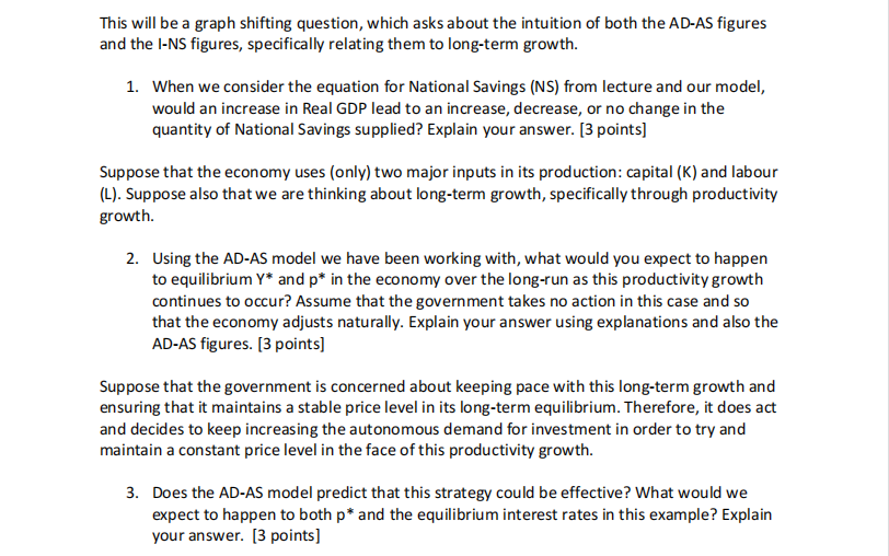 Solved This will be a graph shifting question, which asks | Chegg.com
