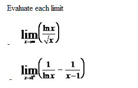 Solved Evaluate each limit | Chegg.com