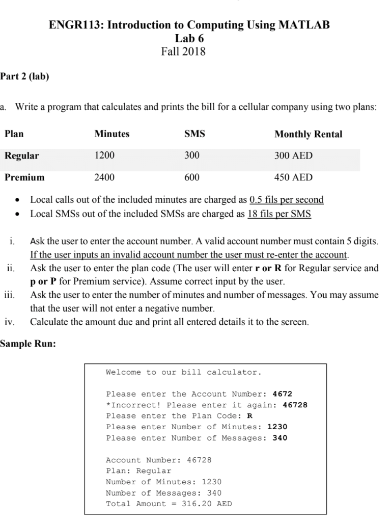 Solved Engr113 Introduction To Computing Using Matlab Lab 6 7845