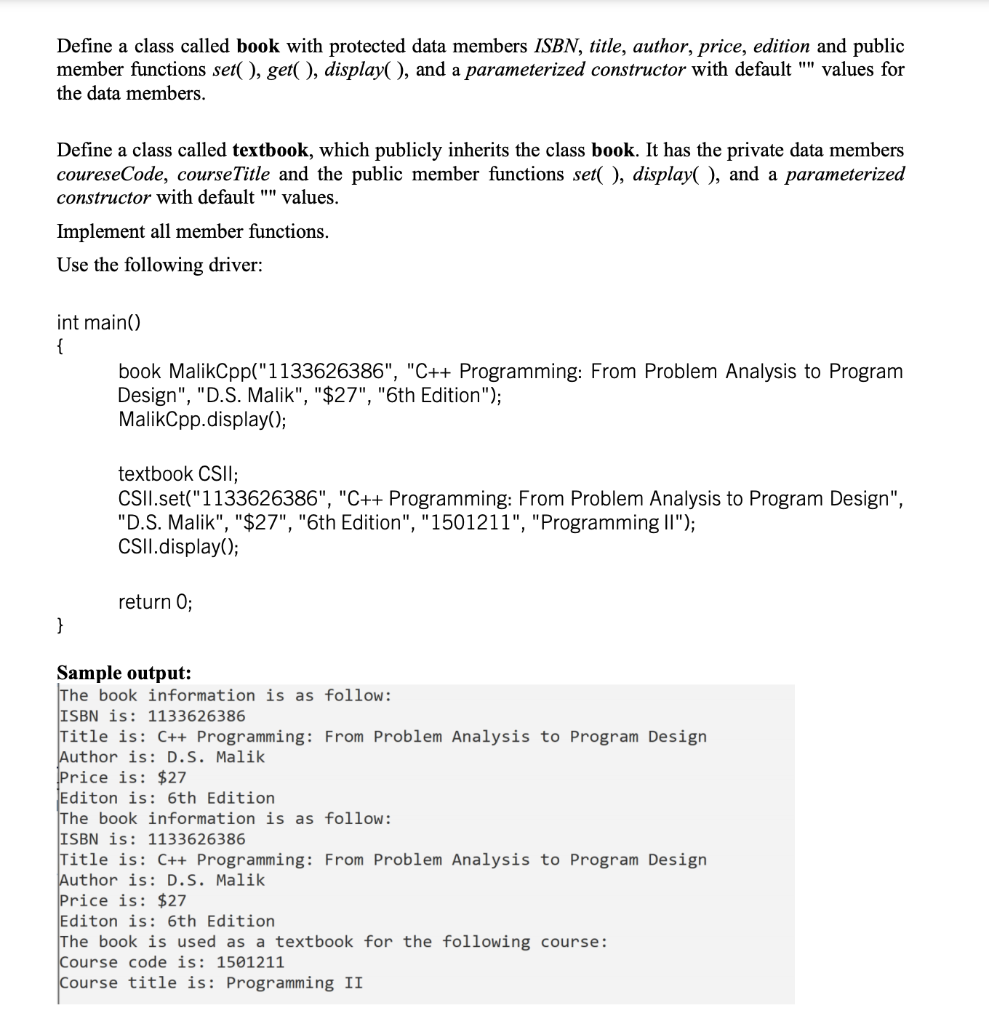 Solved C++ hi , i need the program written in cpp . i want | Chegg.com