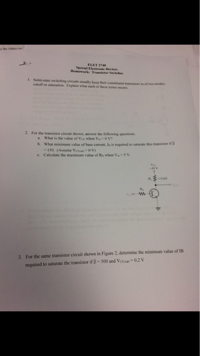 Solved Solid-state switching circuits usually keep their | Chegg.com