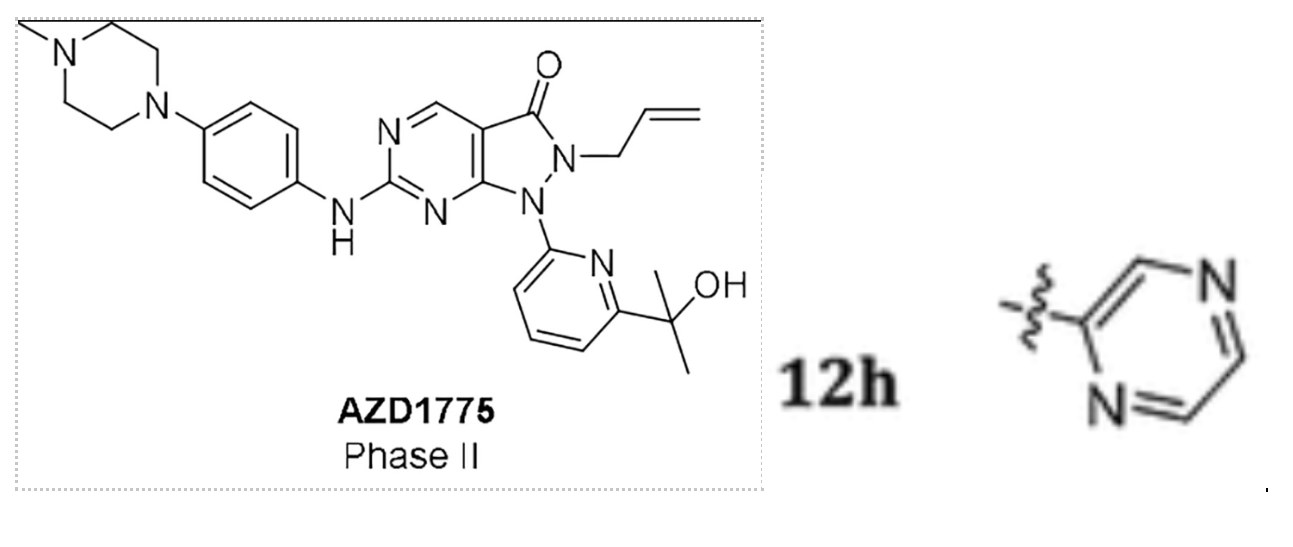 Solved Present the structural optimisation of AZD1775 | Chegg.com