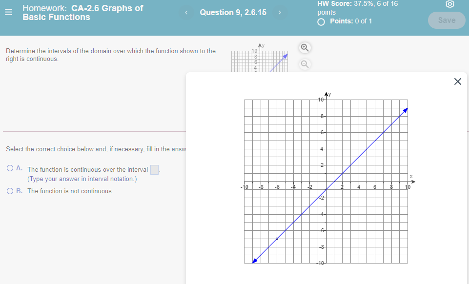 Solved Homework: CA-2.6 Graphs of Basic Functions Question | Chegg.com